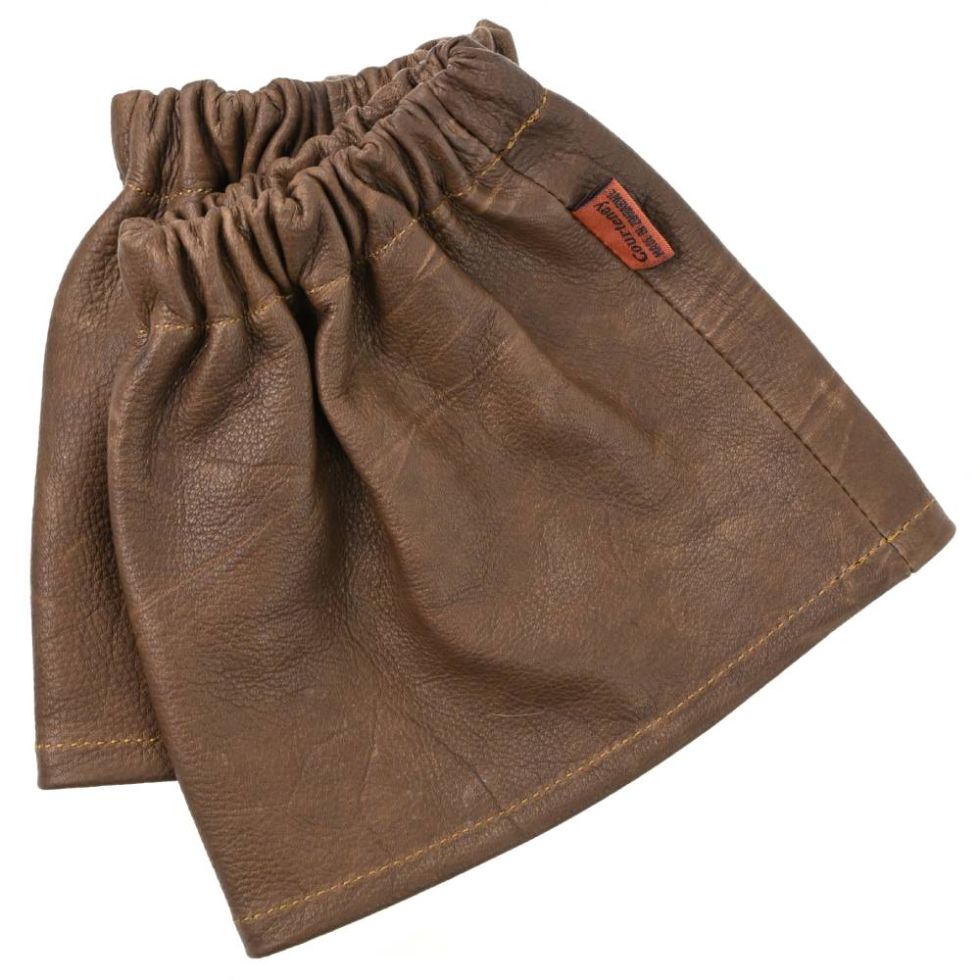 Courteney 200 mm Impala Leather Gaiters with Ankle Elastic - Safari ...
